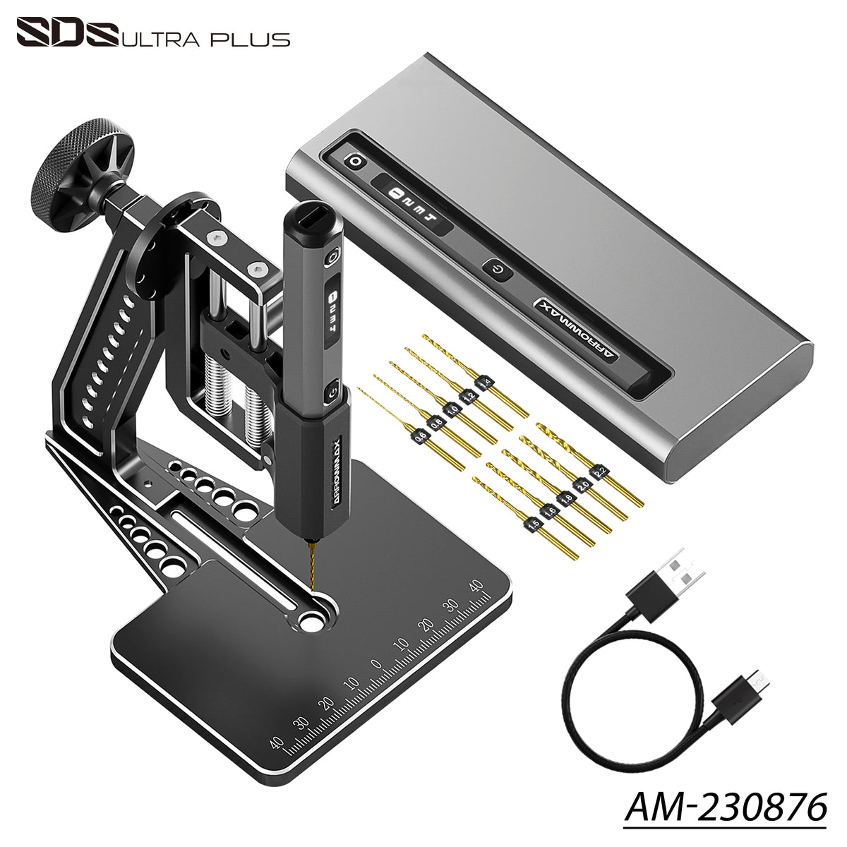 SDS ULTRA PLUS Electric Drill + Benchtop Drill Press(AM-230876) — am-smart